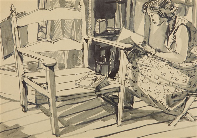 Teresa beside armchair. Figural composition number 575 by Andrzej ...